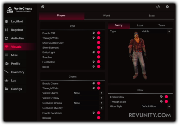 Vanity CS:GO Mod Menu [UNDETECTED] » RevUnity